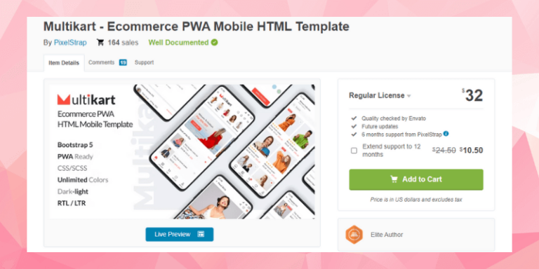 9 Best PWA eCommerce templates in 2025
