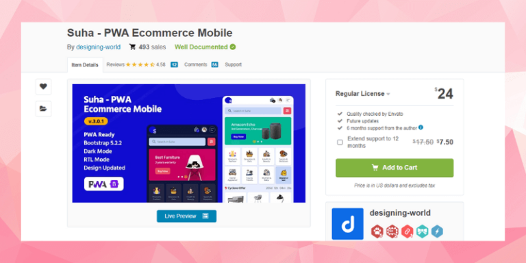 9 Best PWA eCommerce templates in 2025