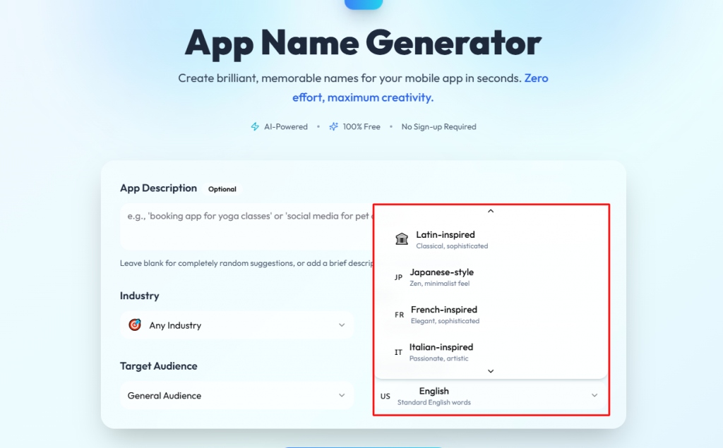 Simicart Free AI App Name Generator (Just 5 Clicks!)